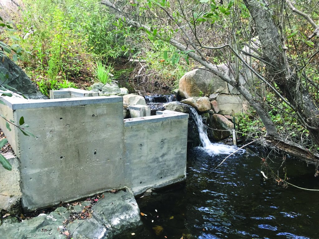 Fish passage structure Pennington Creek - Morro Bay National Estuary ...