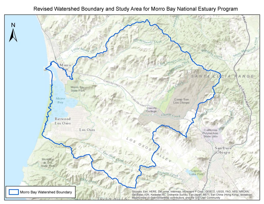 Morro Bay watershed map_revised 2018 - Morro Bay National Estuary Program